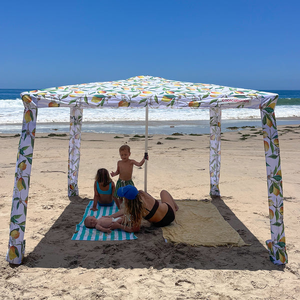 CoolCabana 5 Beach Cabana - The World's Best Beach Shade Shelter 2.4m x ...